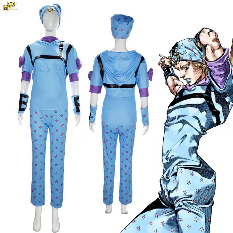 Jual JoJo's Bizarre Adventure STEEL BALL RUN cosplay costume Johnny ...
