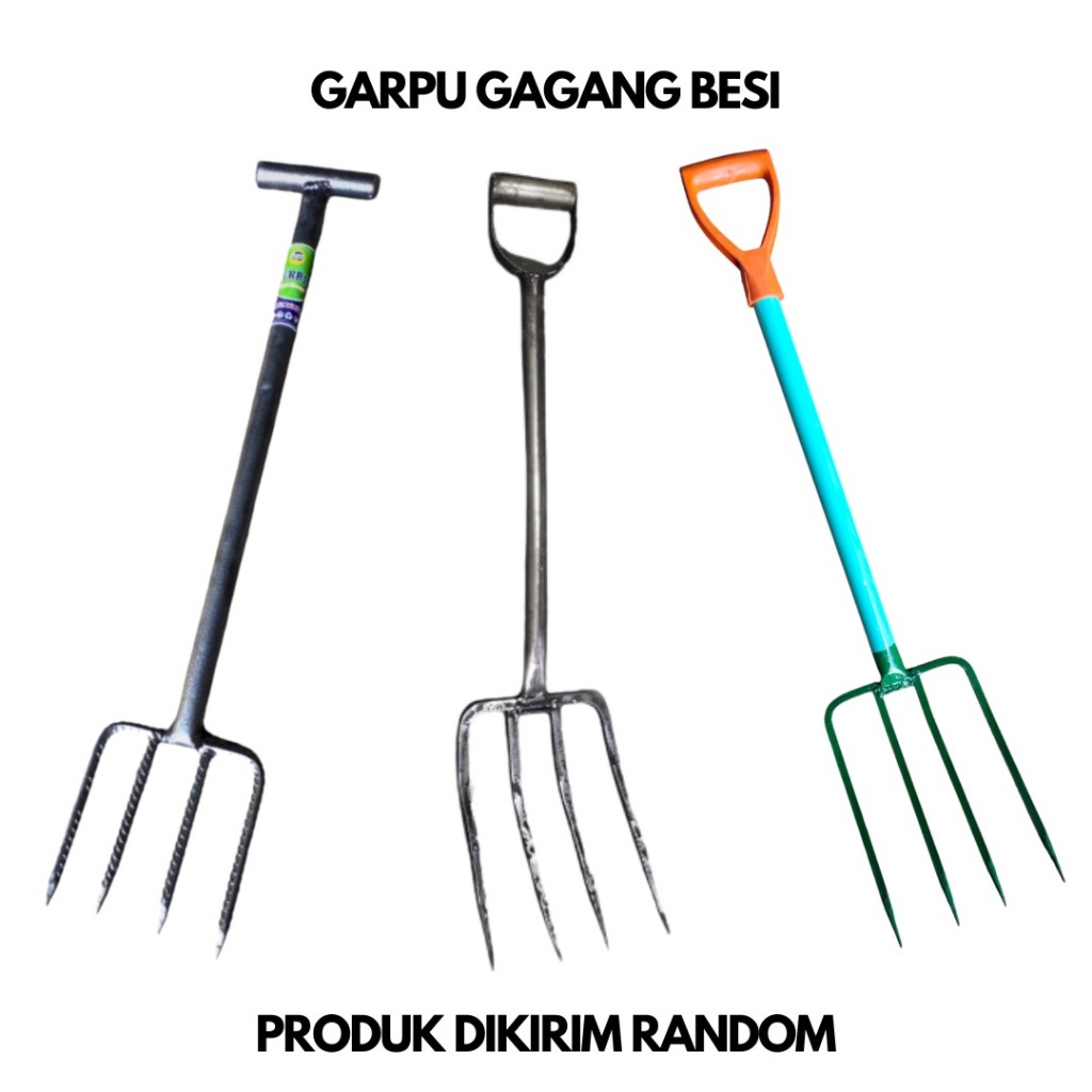 Jual PT88-Garpu Tanah Garuk Tanah Sampah Garpu Injak besi ulir Garukan ...