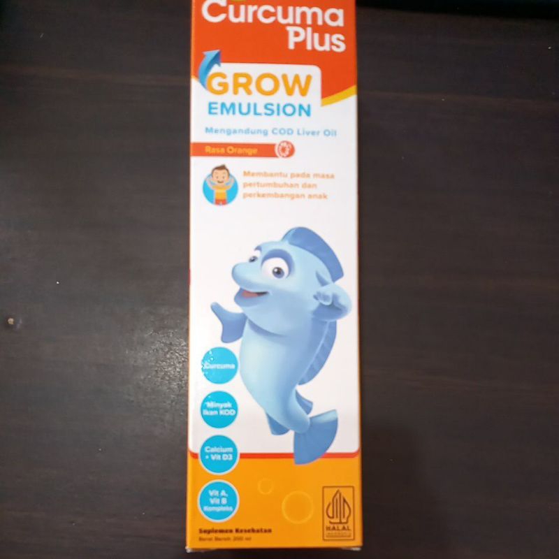 Jual Curcuma plus grow emulsion jeruk 200ml | Shopee Indonesia