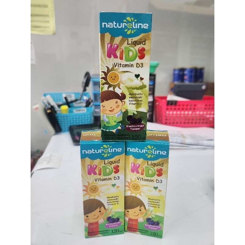 Jual Natureline liq Kids Vitamin D3 sirup 120 ml | Shopee Indonesia