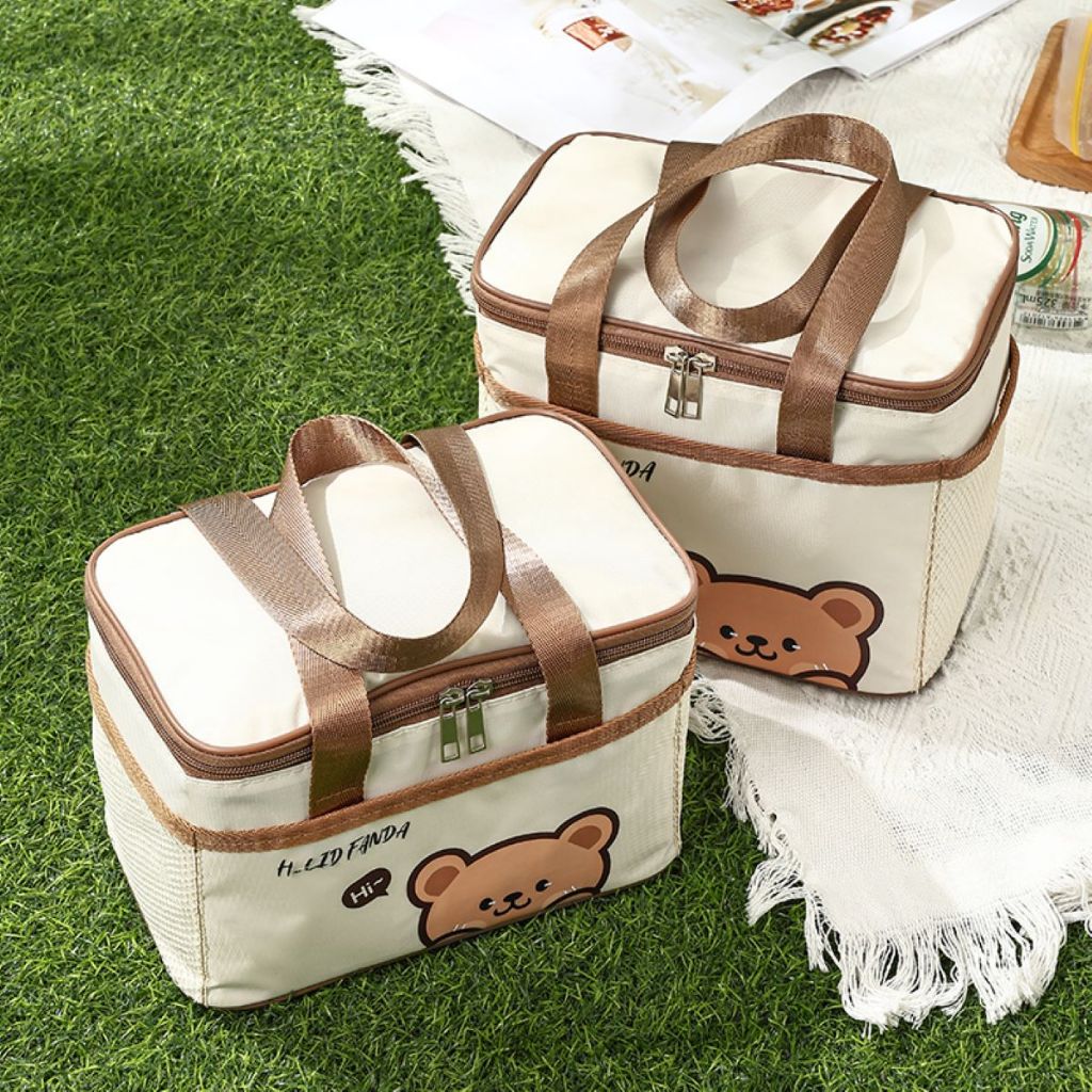 Jual 99KHOME Tas Bekal Anak Tempat Makan Tas Foil Minuman Dingin Tas ...