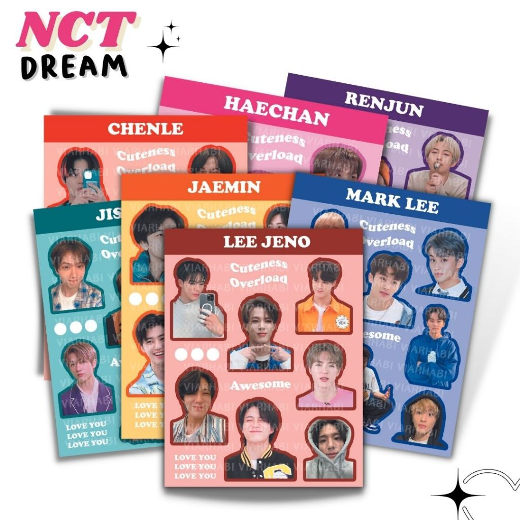 Jual STIKER NCT DREAM EDITION// FREEBIES KPOP// STIKER KPOP MURAH ...