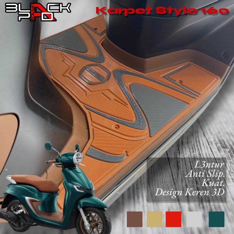 Jual Karpet Motor STYLO 160 Alas Kaki STYLO 160 Rubber Type 2 dan Type 3 | Shopee Indonesia