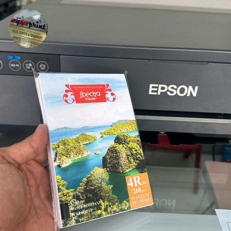 Jual kertas foto spektra 4R jenis silky | Shopee Indonesia