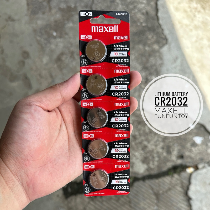 Jual baterai battery CR 2032 CR2023 buat sensor heart rate, sensor ...