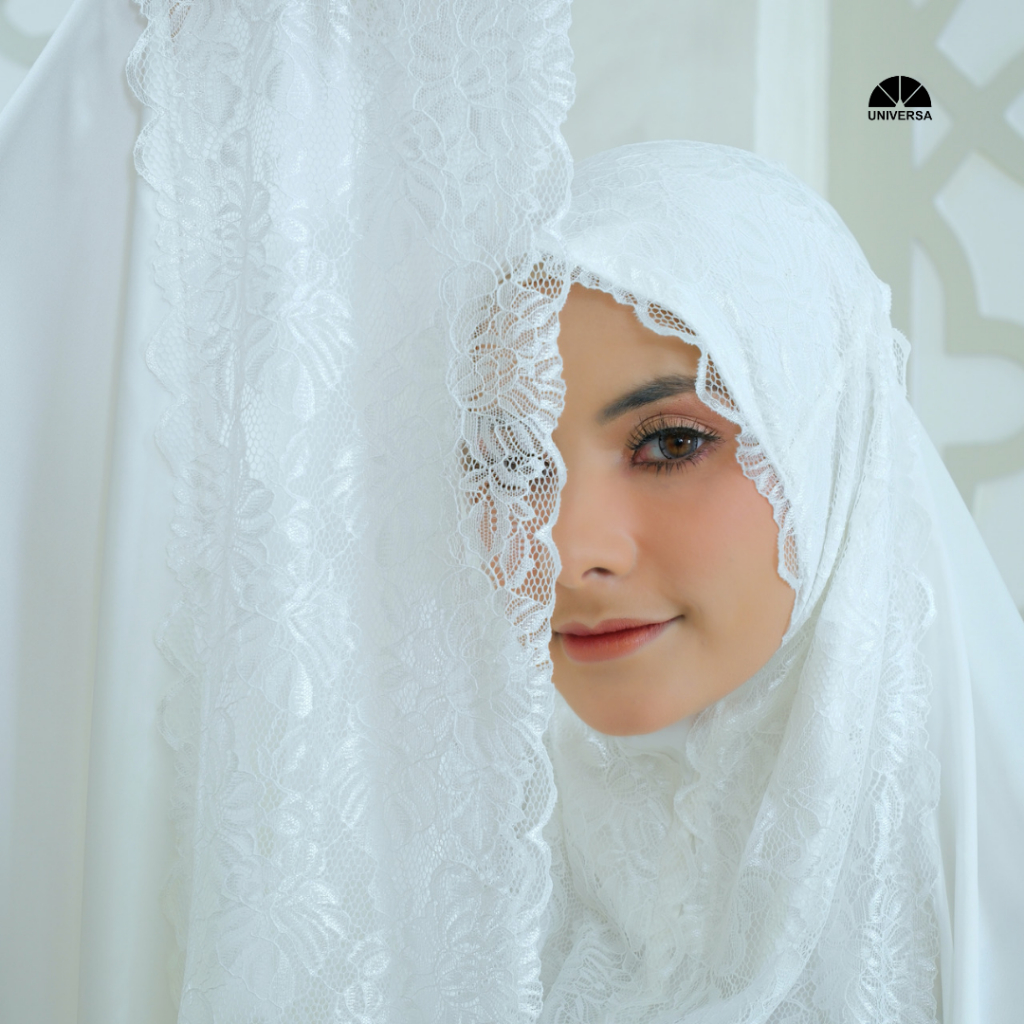 Jual Universa Mukena - WHITE, Mukena Silk Premium | Mukena Dewasa ...