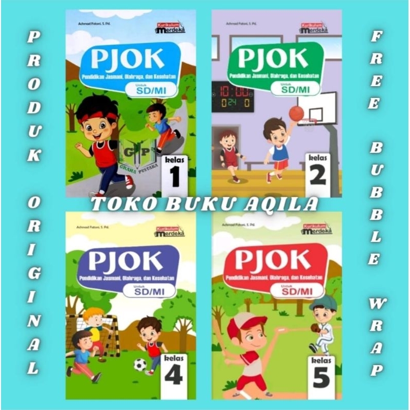 Jual Buku PJOK Untuk Kelas 1 2 4 5 SD/MI Kurikulum Merdeka CV Wahana Karya Jaya - Penjasorkes ...