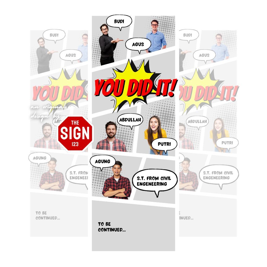 Jual Desain Banner Sidang / Seminar / Wisuda Anti Mainstream | Shopee ...