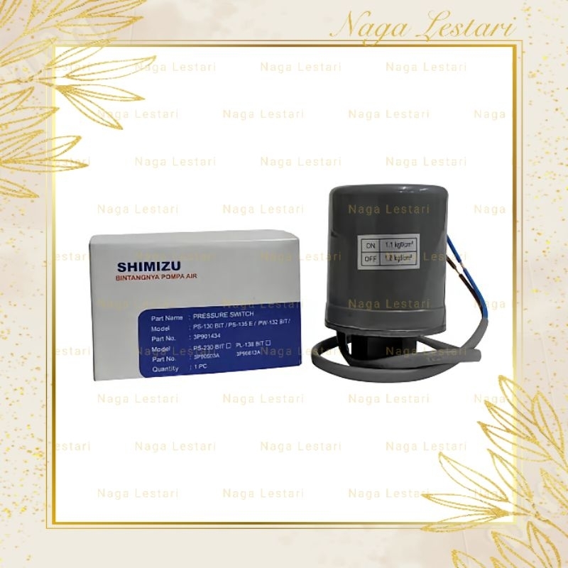 Jual OTOMATIS SHIMIZU / PRESSURE SWITCH / PS 130 BIT / PS 135 E / PS 103 BIT / PS 150 BIT ...