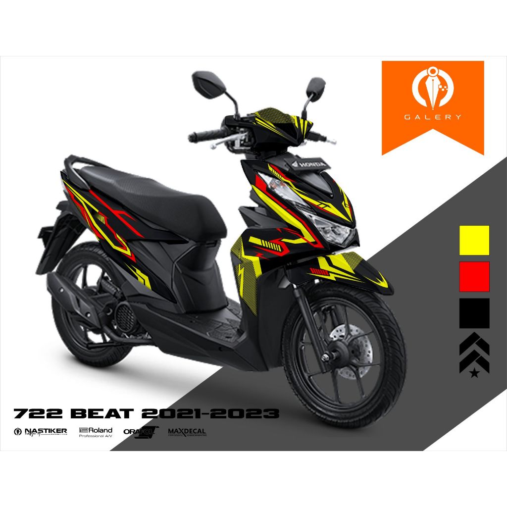 Jual Decal stiker Beat 2020-2024 FulBody racing Sticker Decal beat 2020 ...