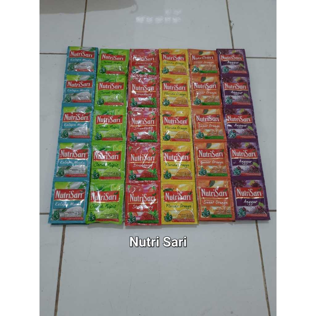 Jual nutrisari nutri sari sachet ALL VARIAN renceng an (10sacet ...