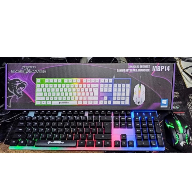 Jual Gaming Keyboard & Mouse Black Panther-Message kami untuk cek stock ...