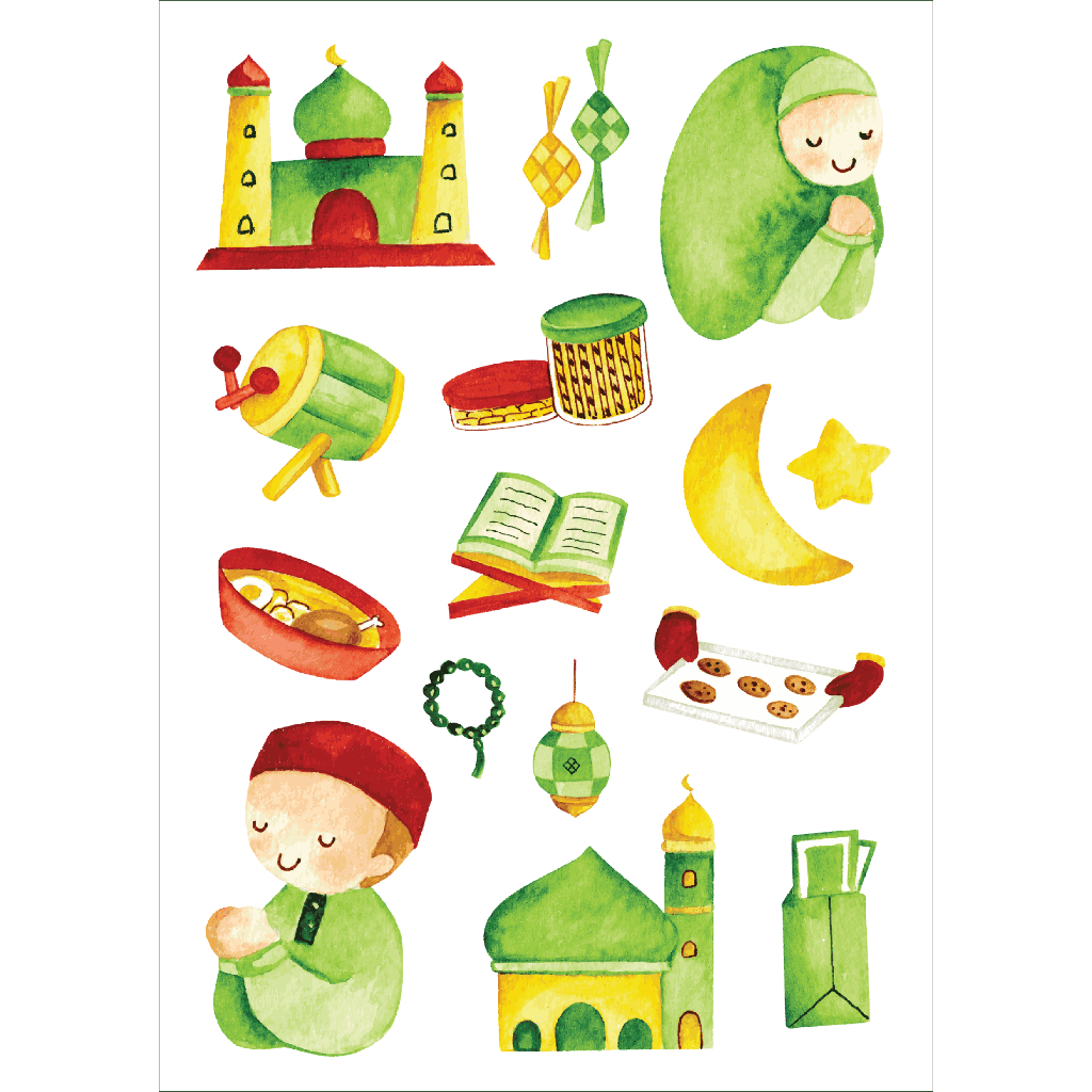 Jual Sticker Pack Indonesia Kemerdekaan Agustusan HUT RI 80 Bendera ...