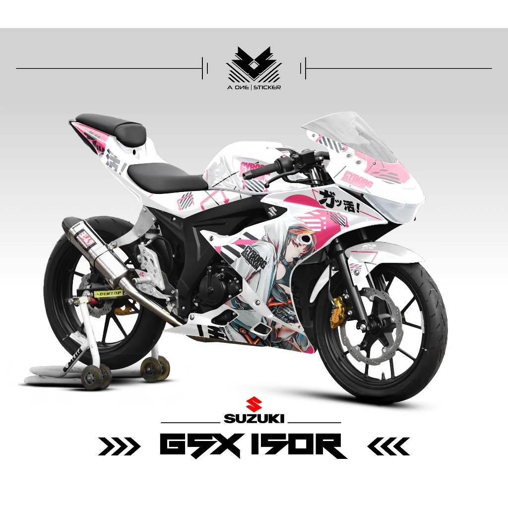 Jual STRIPING SEMIFULL SUZUKI GSX R150 MOTIF 3 / EDISI CYBORG / ANIME ...