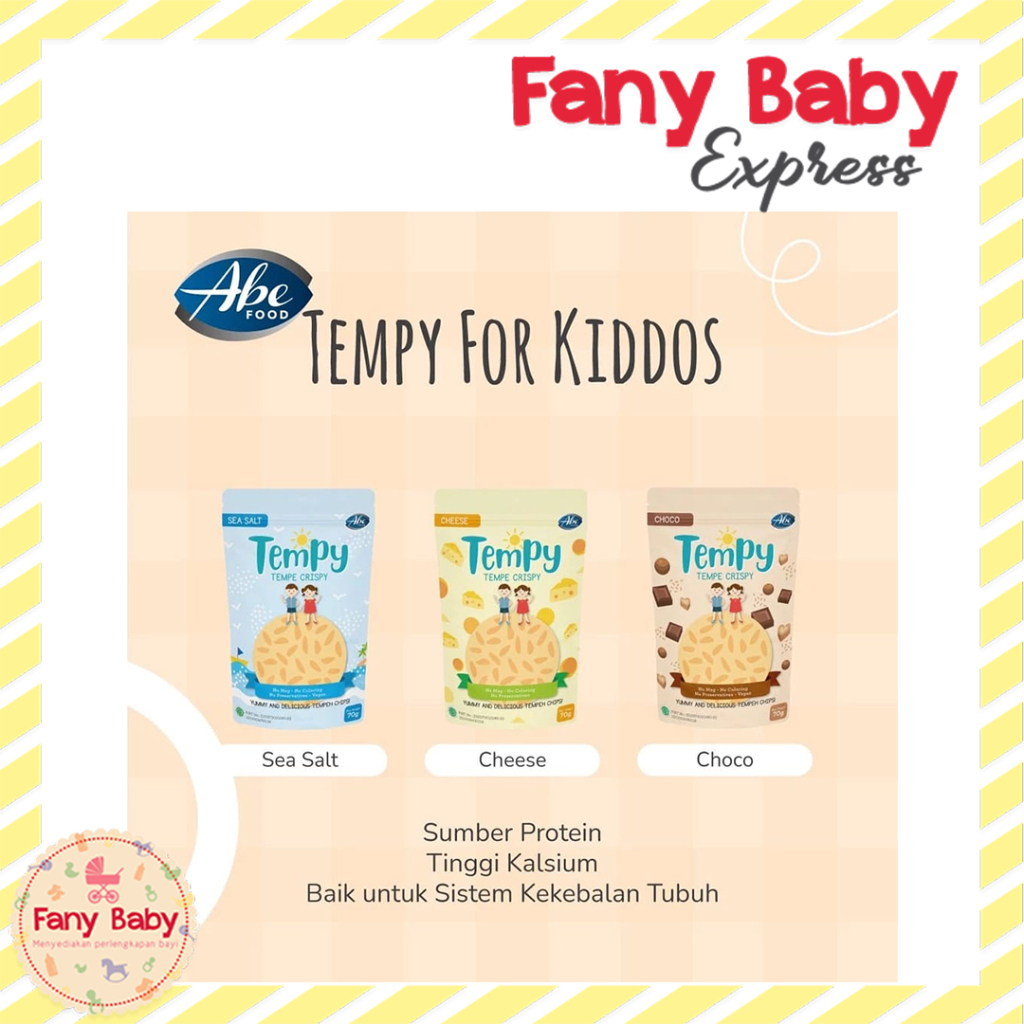 Jual ABE FOOD TEMPY TEMPE CRISPY 70 GRAM | Shopee Indonesia