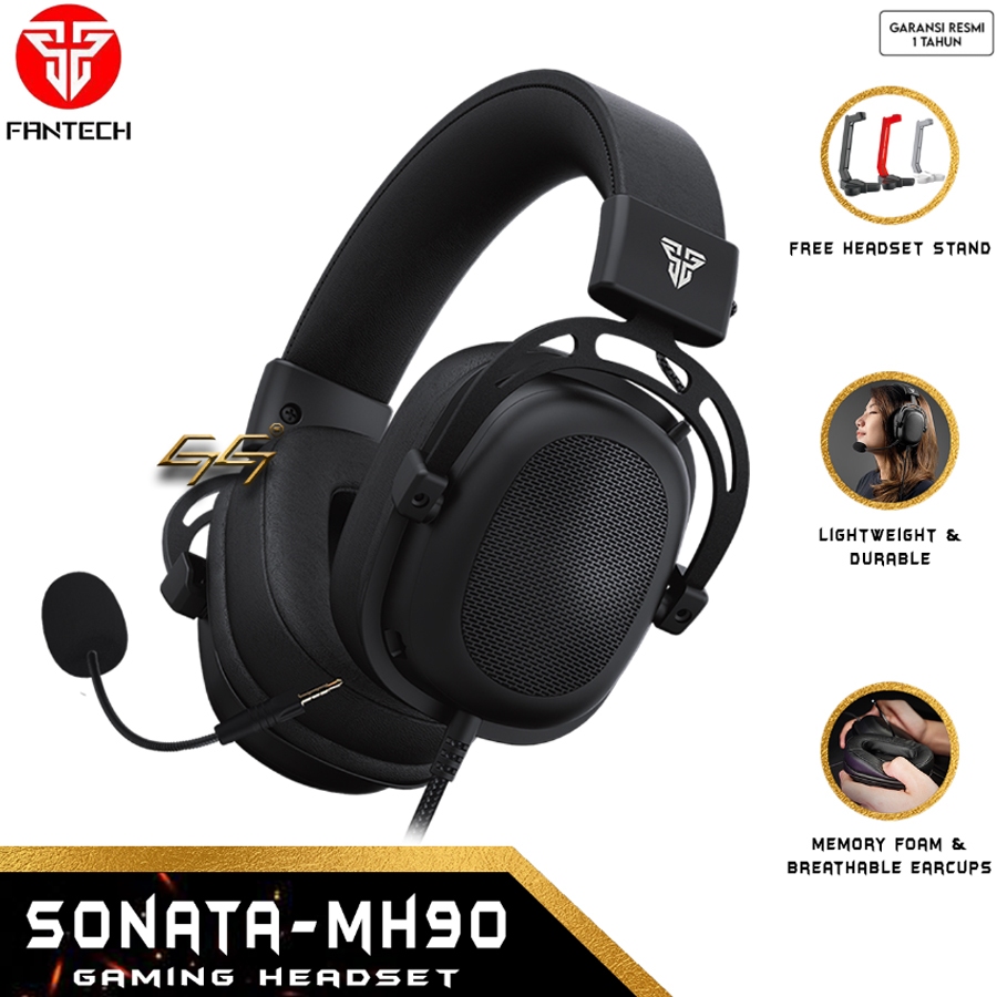 Jual FANTECH SONATA MH90 MH-90 Headset Gaming Over Ear Multiplatform | Shopee Indonesia