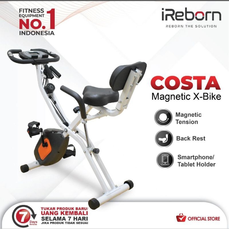 Jual Alat fitness Sepeda Statis costa Magnetic X-Bike | Shopee Indonesia