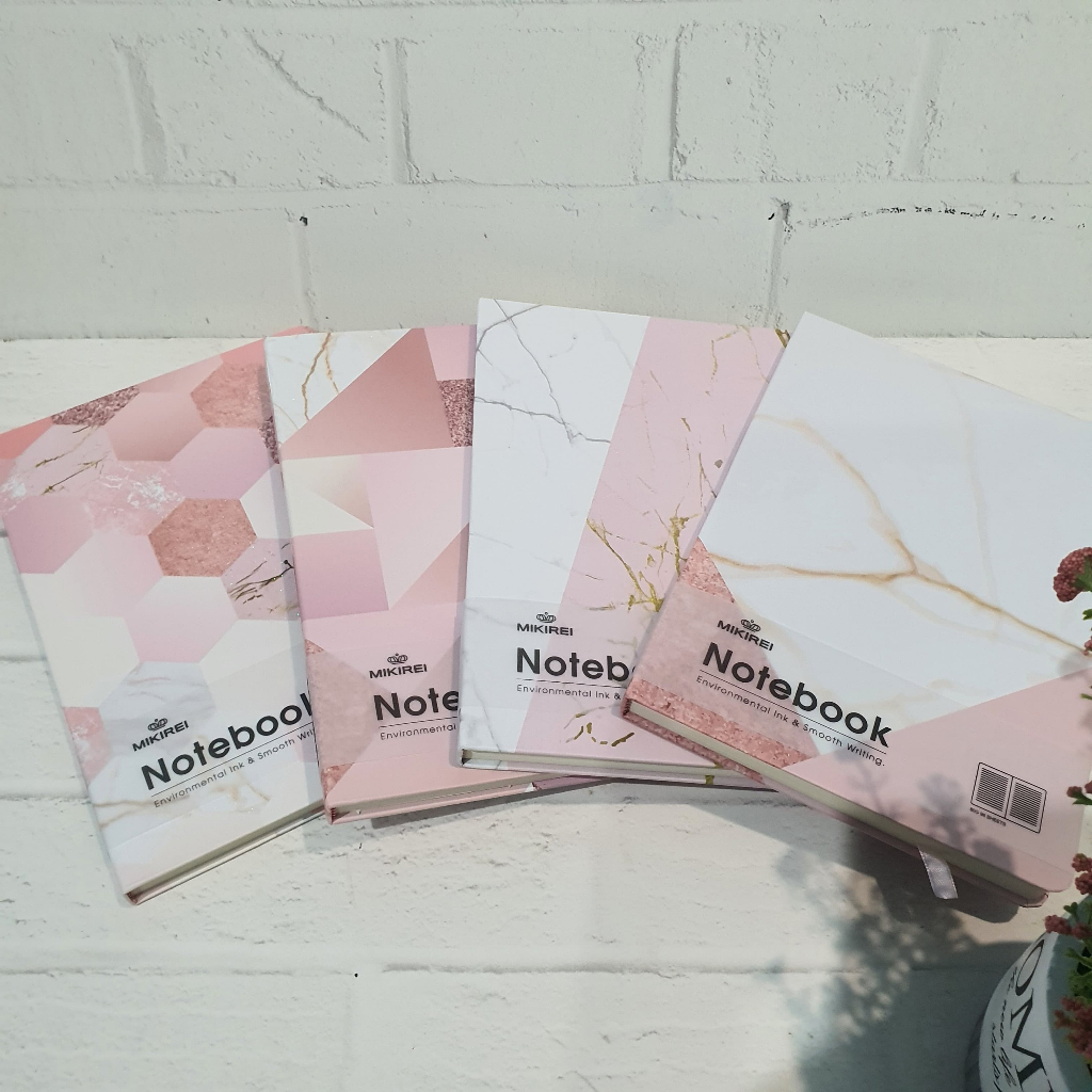 Jual MIKIREI A5 | Abstrak Pink Diary | Buku Jurnal | Hardcover Notebook ...