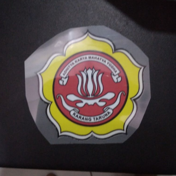 Jual Stock Ada stiker sablon kaos sablon setrika logo karang taruna isi ...