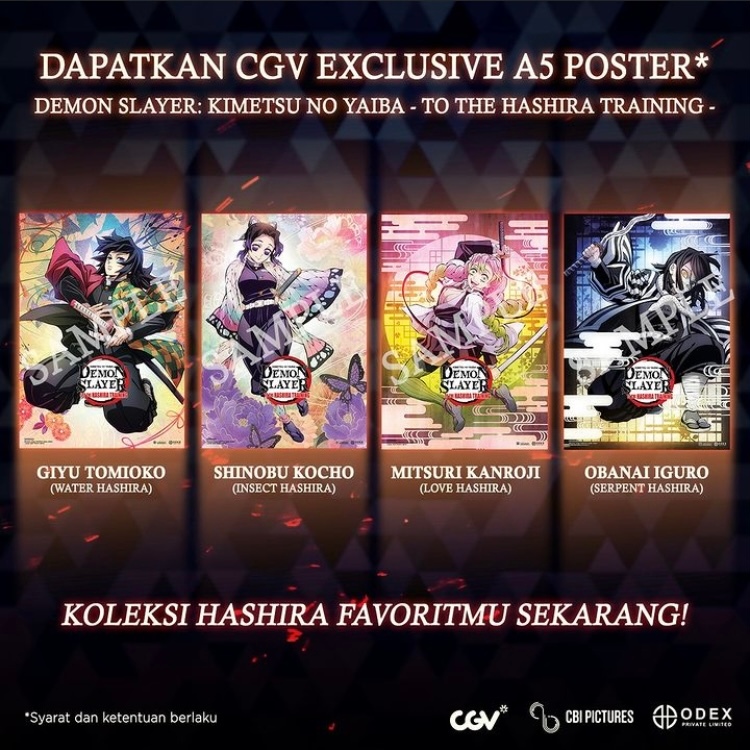 Jual Demon Slayer: Kimetsu No Yaiba - To the Hashira Training x CGV ...