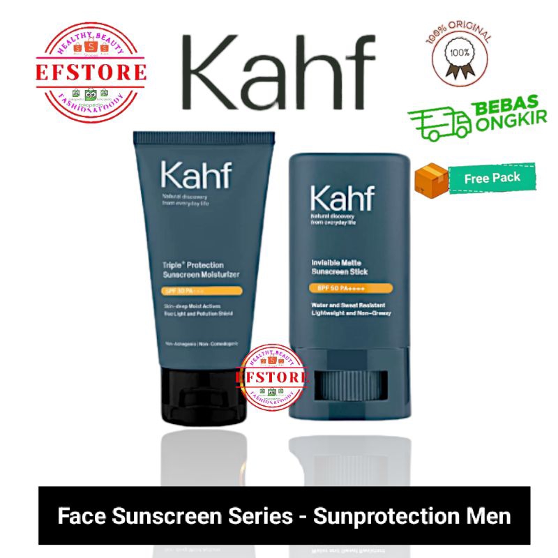 Jual KAHF Triple Protection Sunscreen Moisturizer Spf 30PA ...