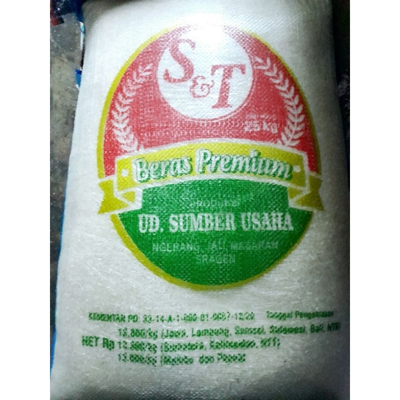 Jual BERAS PREMIUM S&T 10kg | Shopee Indonesia