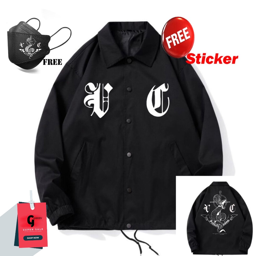 Jual cfj17 Jaket Wind Breaker Sabbath Crew Wooin Windbreaker Jacket ...