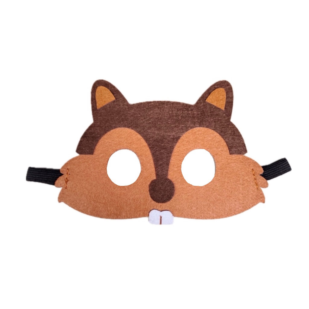 Jual Topeng Flanel Karakter Hewan Bajak Laut Perlengkapan Pesta ...