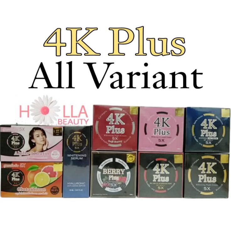 Jual Harga Sahabat 4K PLUS WHITENING CREAM 5X GOJI BERRY BB CREAM SPF 5 ...