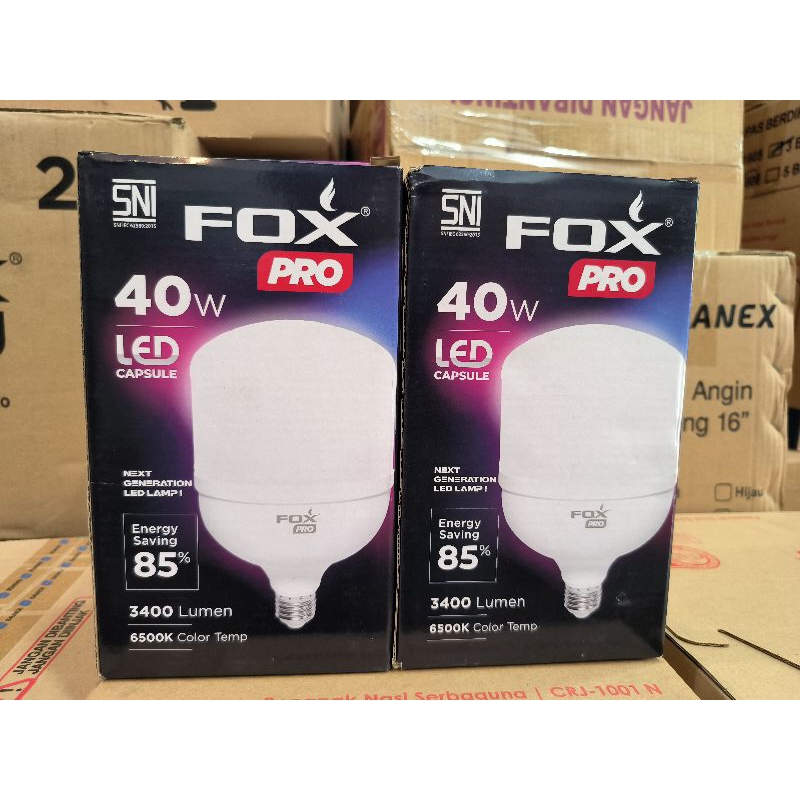 Jual lampu LED fox pro 40 Watt jumbo bergaransi resmi | Shopee Indonesia