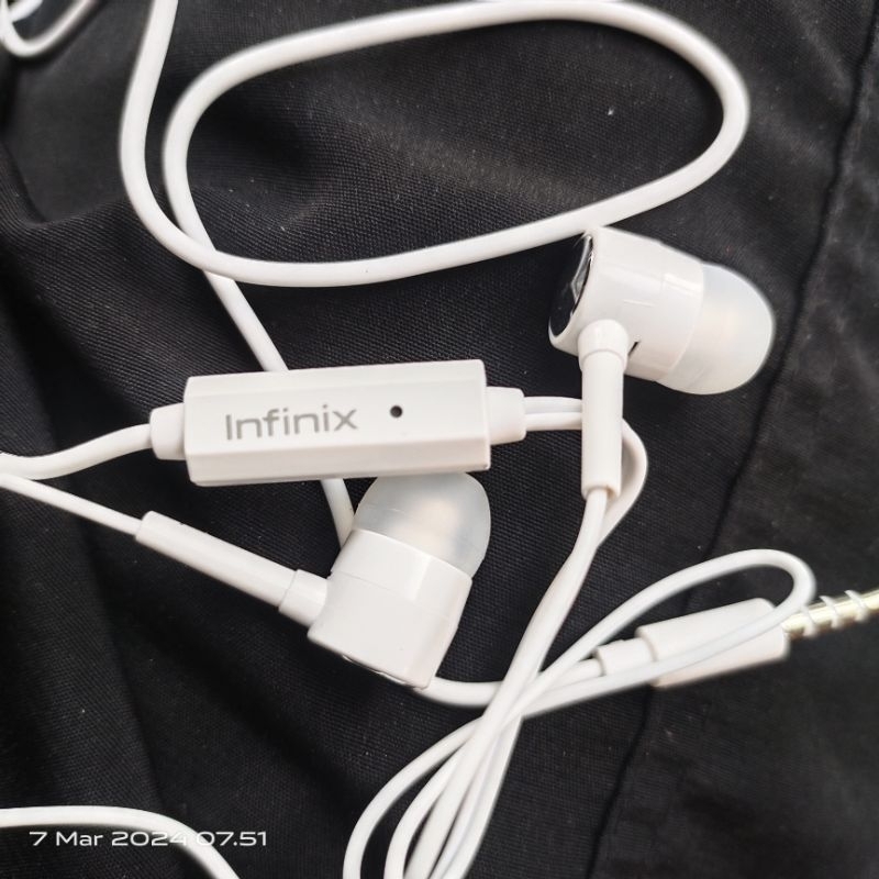 Jual Headset INFINIX ORIGINAL SUPER BASS. Asli Original Resmi Infinix ...
