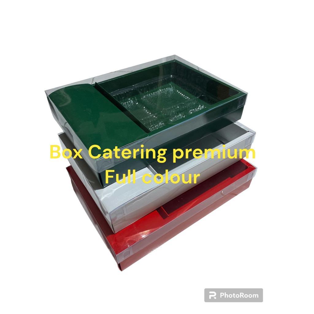 Jual Box Catering Premium full warna Sekat 2 / Kotak Nasi sekat 2 Tutup ...