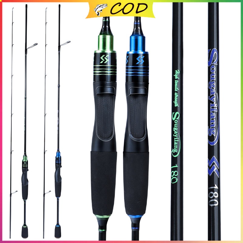 Jual Sougayilang 1.8M / 2.1M UL Spinning / Casting Joran Pancing Dengan Bahan Serat Karbon Untuk ...