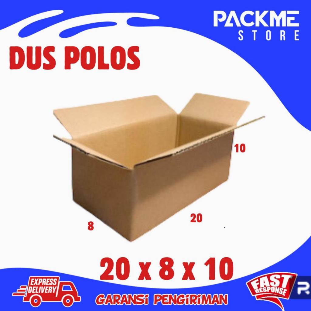 Jual KARDUS BOX KARTON PACKING DUS BB1 POLOS 20 CM x 8 CM x 10 CM ...
