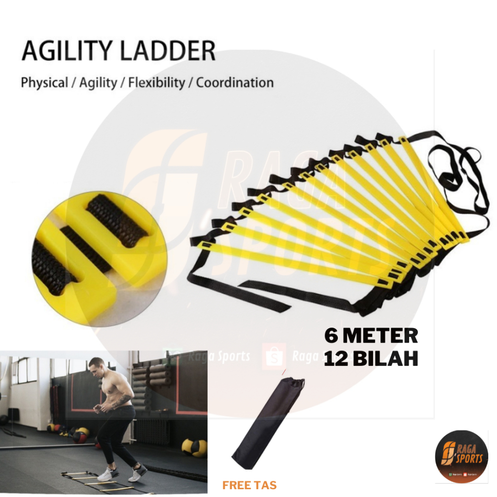 Jual Agility Speed Ladder Drills Tangga Kelincahan Ketangkasan Latihan ...