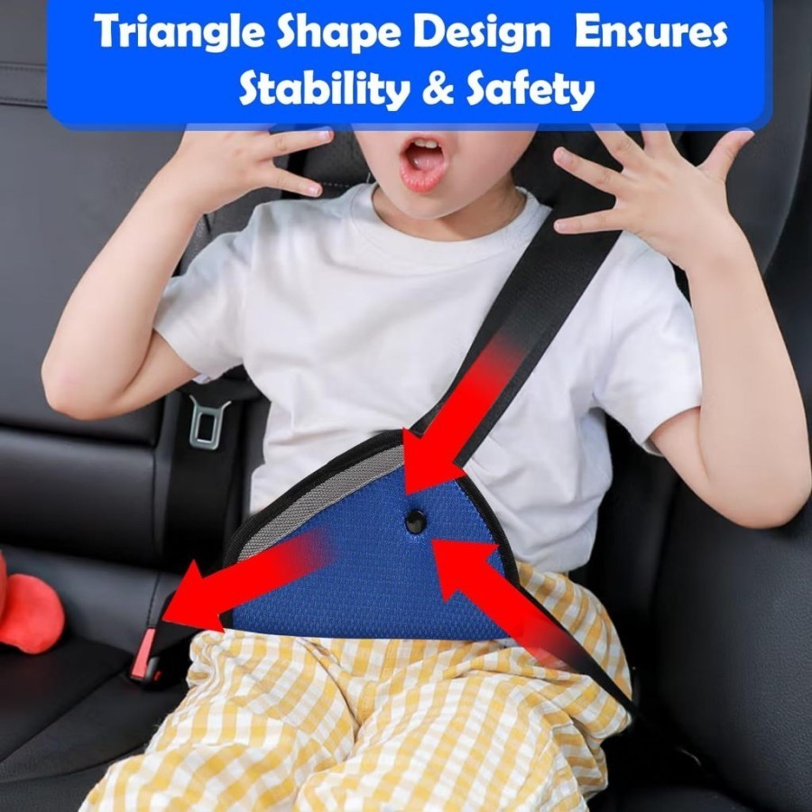Jual PAD PENAHAN SABUK PENGAMAN ANAK TRIANGLE KIDS CAR SEAT SAFETY BELTS | Shopee Indonesia
