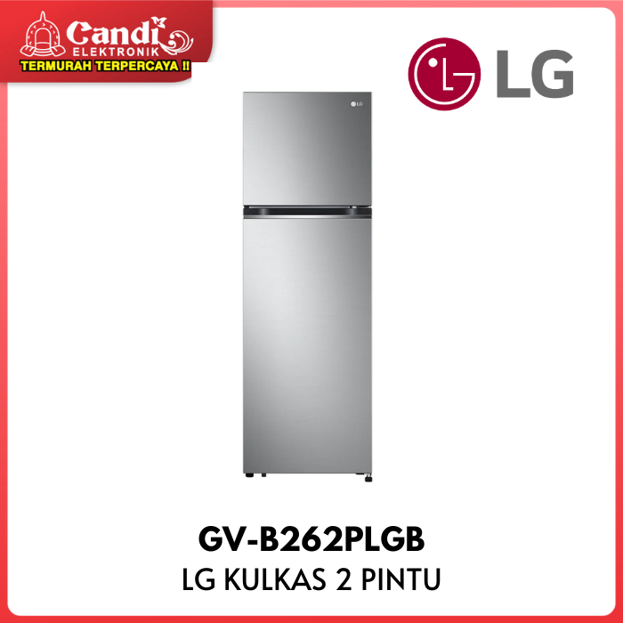 Jual LG Kulkas 2 Pintu Nett 266 Liter Smart Inverter GV-B262PLGB ...