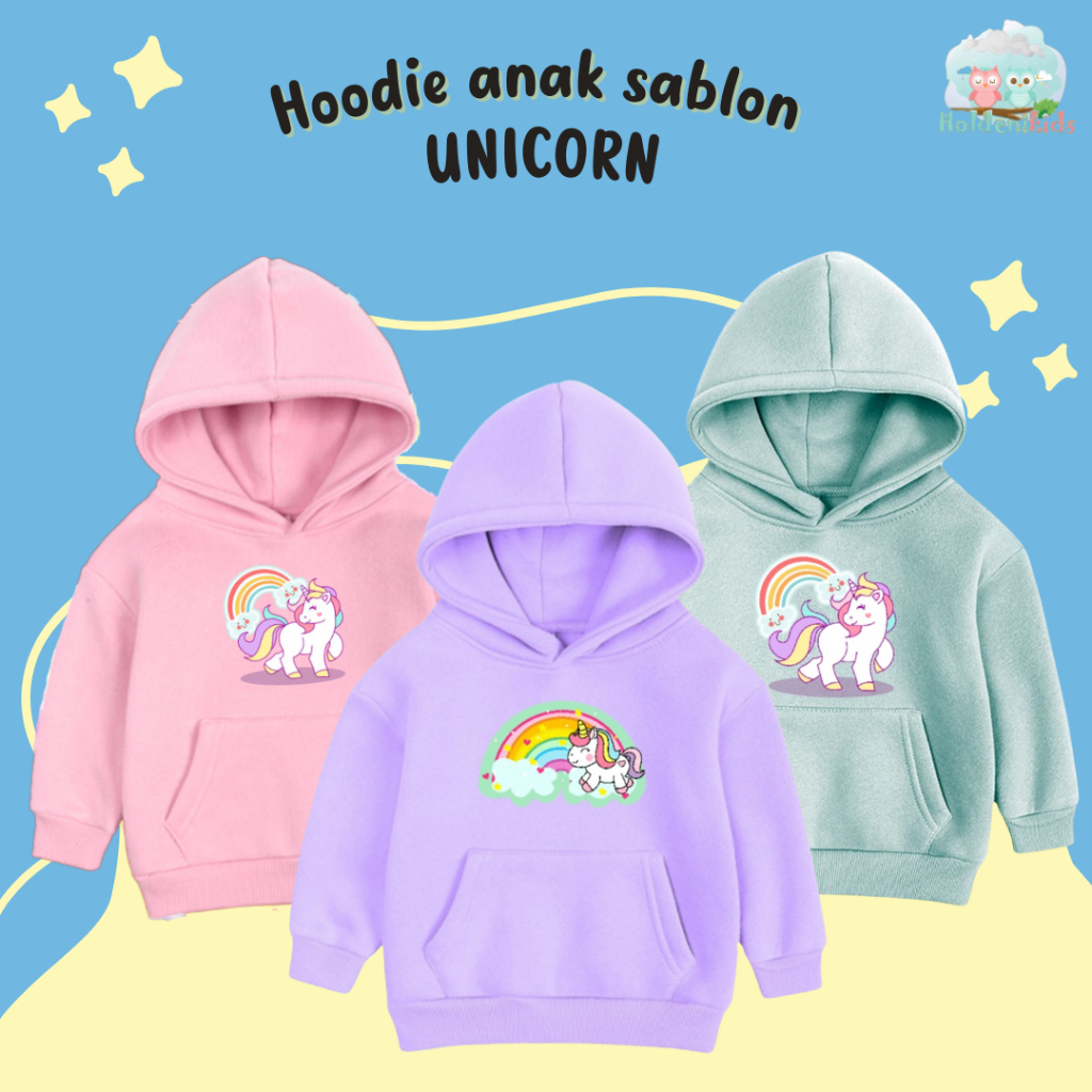 Jual Hoodie anak laki laki perempuan cowok cewek hoddie anak unisex 1-6 tahun hodi gambar hewan ...