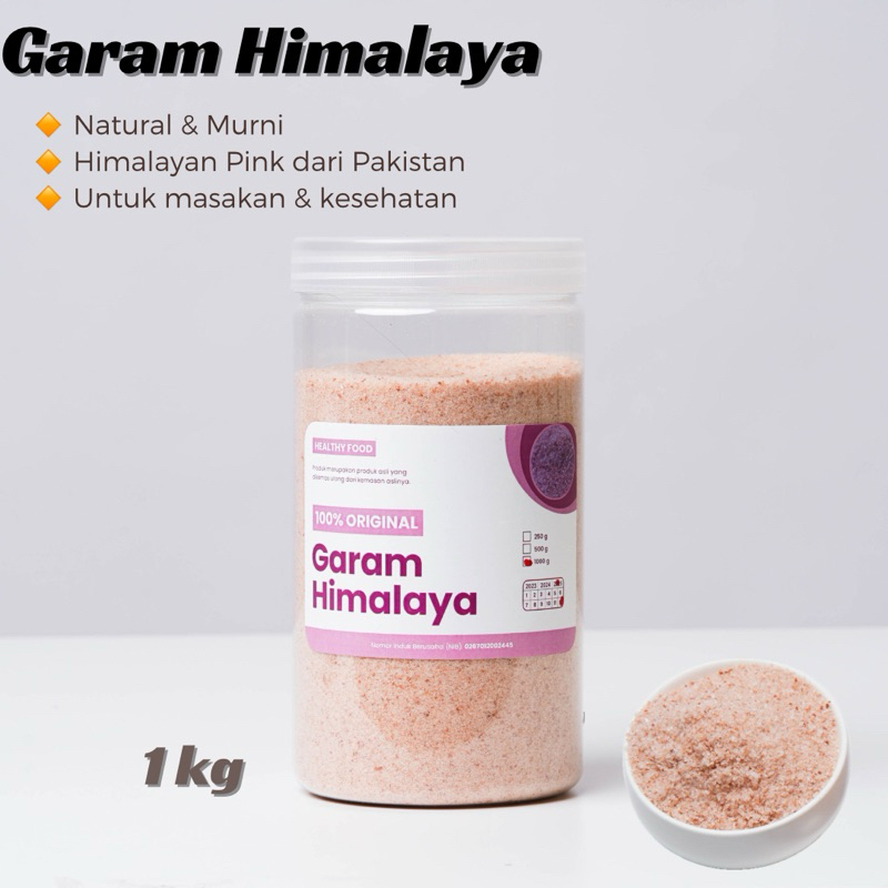 Jual GARAM HIMALAYA PAKISTAN 1kg Himalayan Ping Salt Garem Pakistan ...