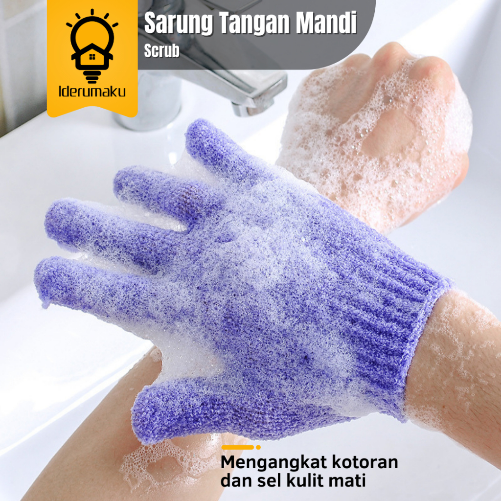 Jual Sarung Tangan Mandi Scrub Penggosok Badan Bath Gloves Body ...