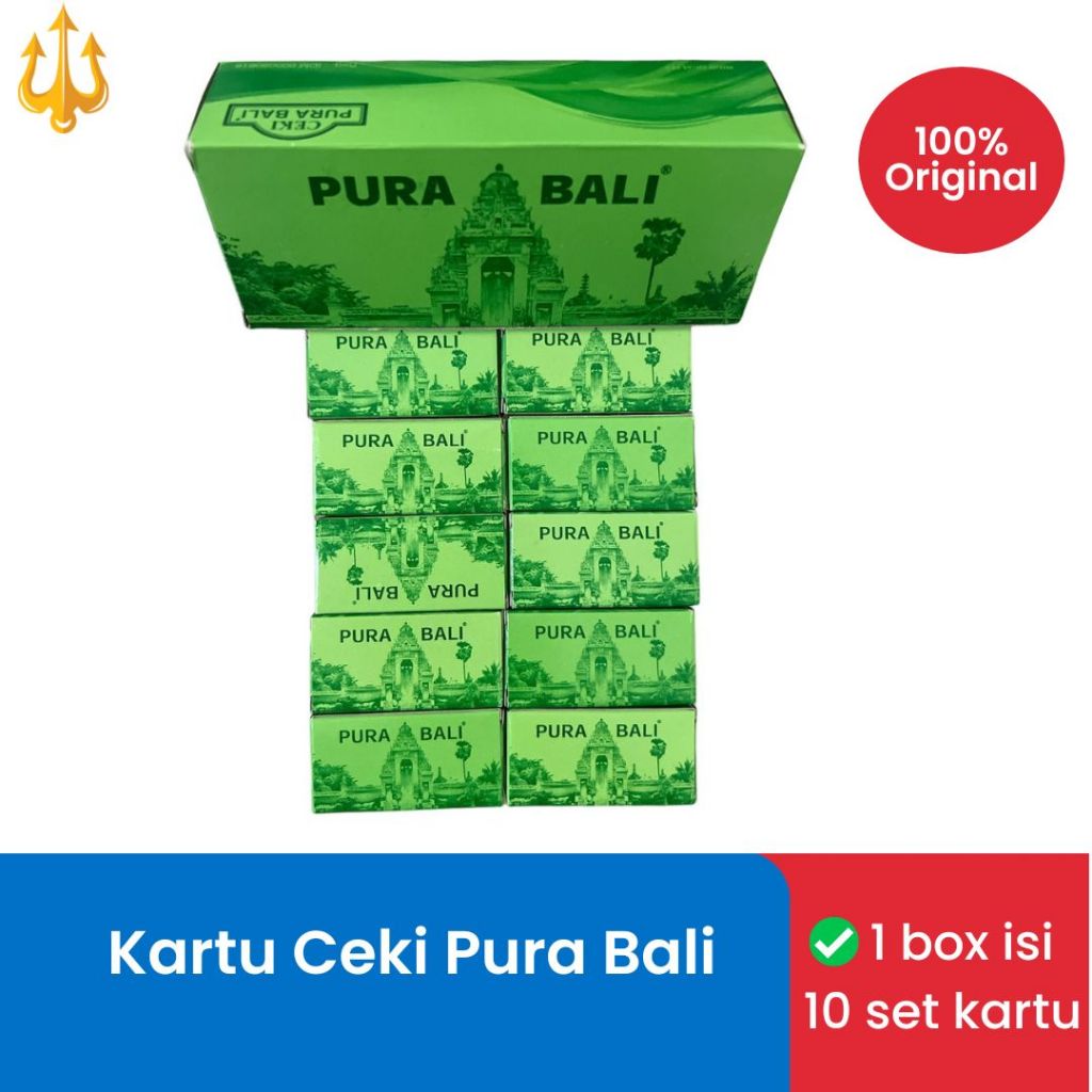 Jual Kartu Ceki Pura Bali 1 box isi 10 set game | Shopee Indonesia