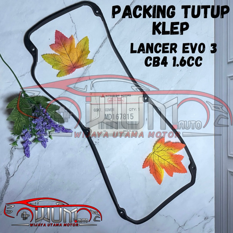 Jual GASKET COVER VALVE PACKING KARET TUTUP KLEP LANCER EVO 3 CB4 1.6CC | Shopee Indonesia