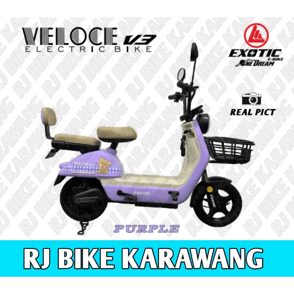 Jual SEPEDA LISTRIK EXOTIC VELOCE V3, VELOCE CR, VELOCE 1.0 DAN 1.5 14 ...