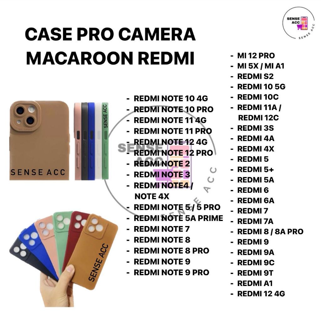 Jual CASE PRO CAMERA 3D REDMI NOTE 10 4G NOTE 10 PRO NOTE 11 4G NOTE 11 PRO NOTE 12 4G NOTE 12 ...