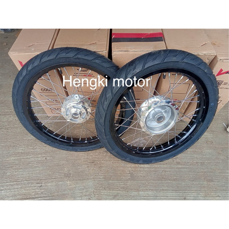 Jual velg rx King ring 17 hitam glosy plus ban | Shopee Indonesia