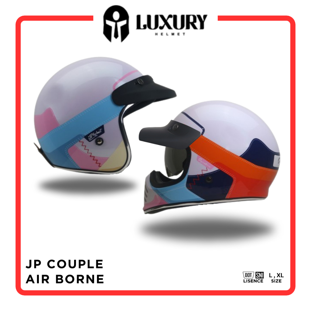 Jual Helm JPX Couple Edition Motif Airborn - JP Signature & JP New ...