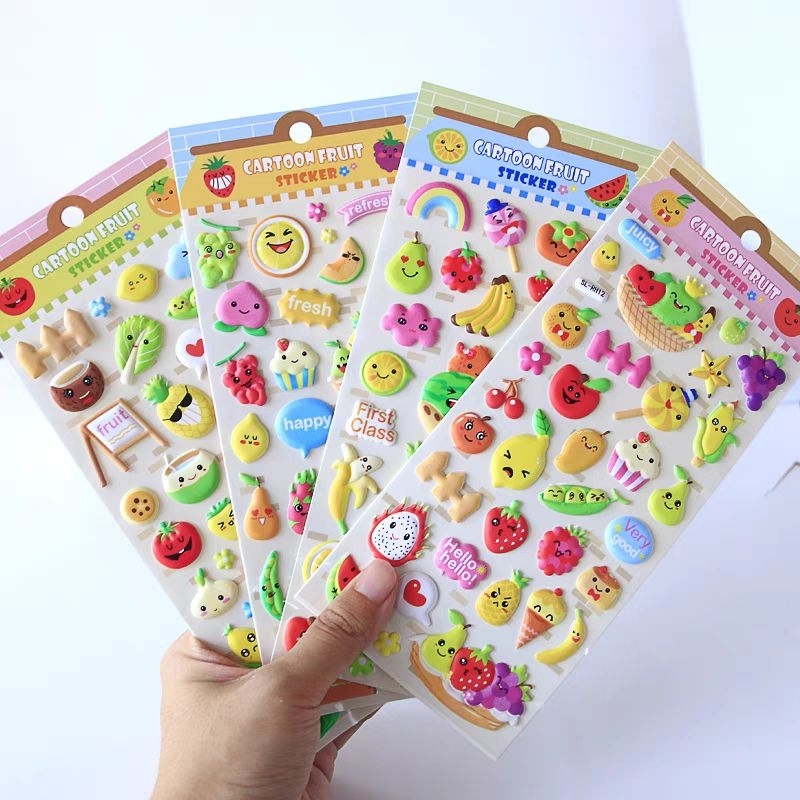 Jual stiker buah buahan stiker kkv fruit sticker | Shopee Indonesia