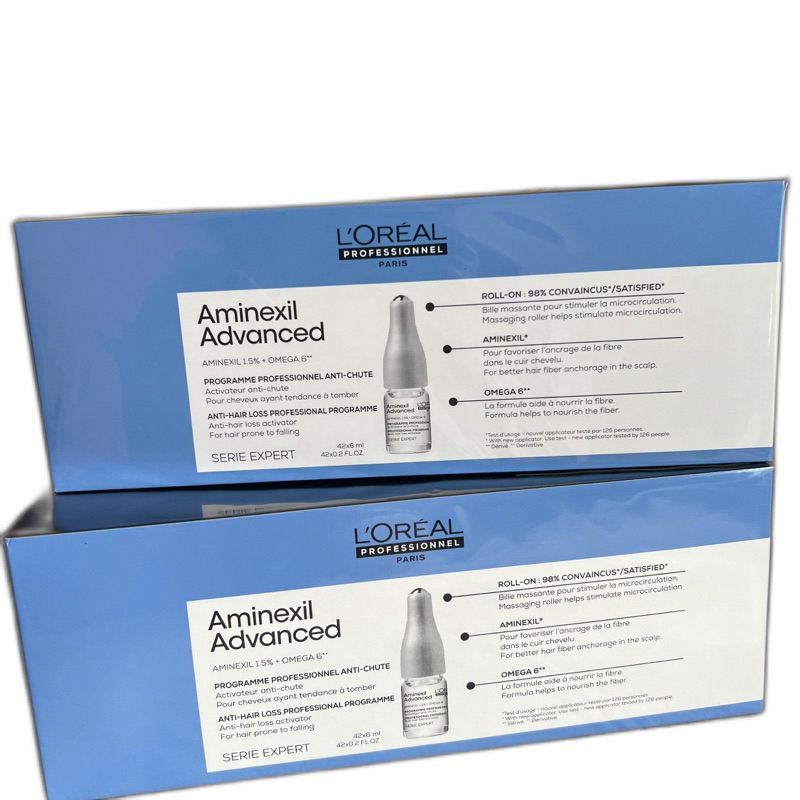 Jual L'oreal aminexil 42 ampul untuk rambut rontok parah (kronis) | Shopee Indonesia