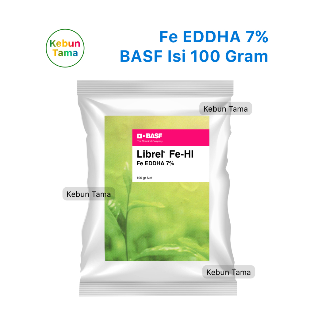 Jual Pupuk Fe EDDHA 7% Librel Fe Hi BASF Chelate Isi 100 Gram | Shopee ...