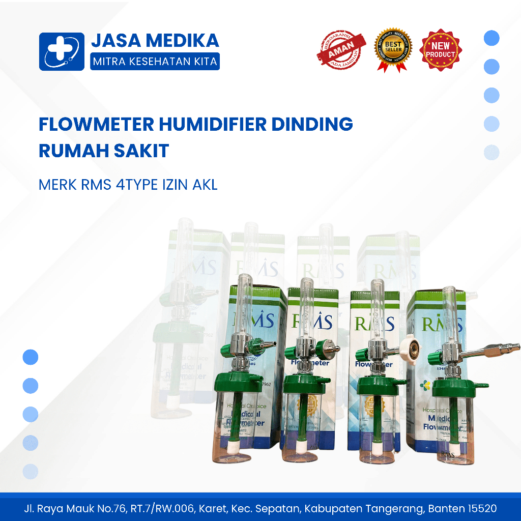 Jual Flowmeter Humidifier Dinding Rumah Sakit RMS 4TYPE ( JIS CIG ...